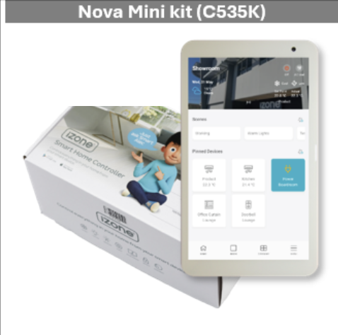 iZone - NOVA - Controllers and Screens - DHM Technologies